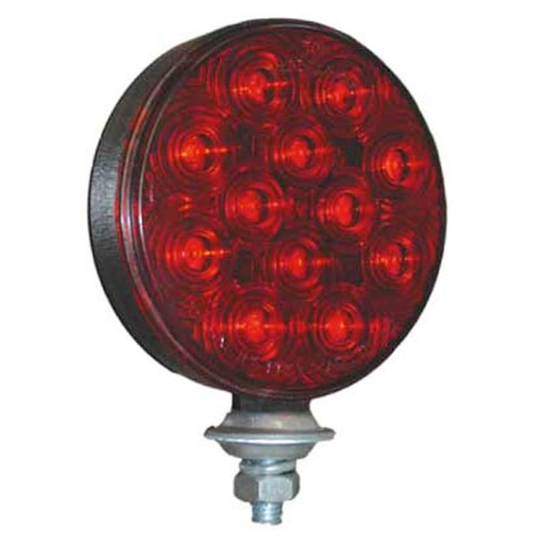 LED Trailer Tail Light, Stop/Tail/Turn, Pedestal Mount, 12 Diodes