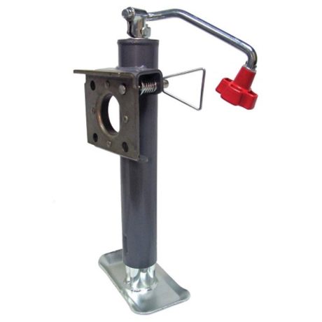 RAM Snap-Ring Swivel Trailer Jack, 2000 lbs, Topwind, 10" Travel