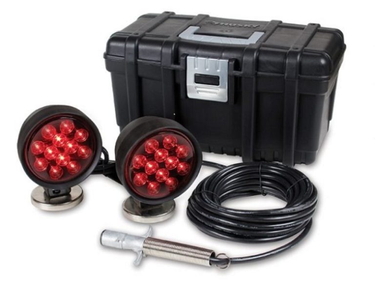 Tow Lights, LED, 4 Pin Plug, 30' Cord, Carrying Case