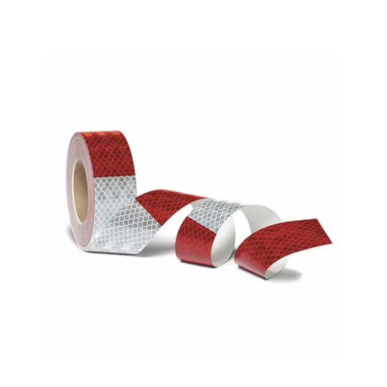 Reflective Tape Red/White 2" Wide 150' Roll