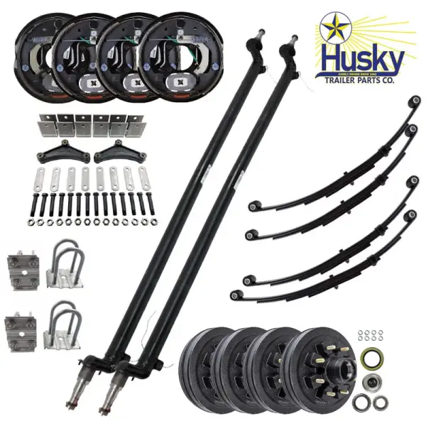 Trailer Drop Axle Kit - 3,500lbs. - With Brakes